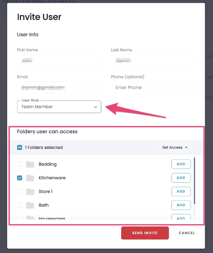 Manage Team – Sortly Support
