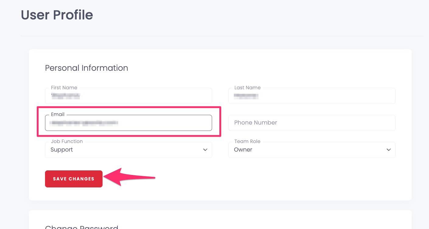 How do I update my email address? – Sortly Support