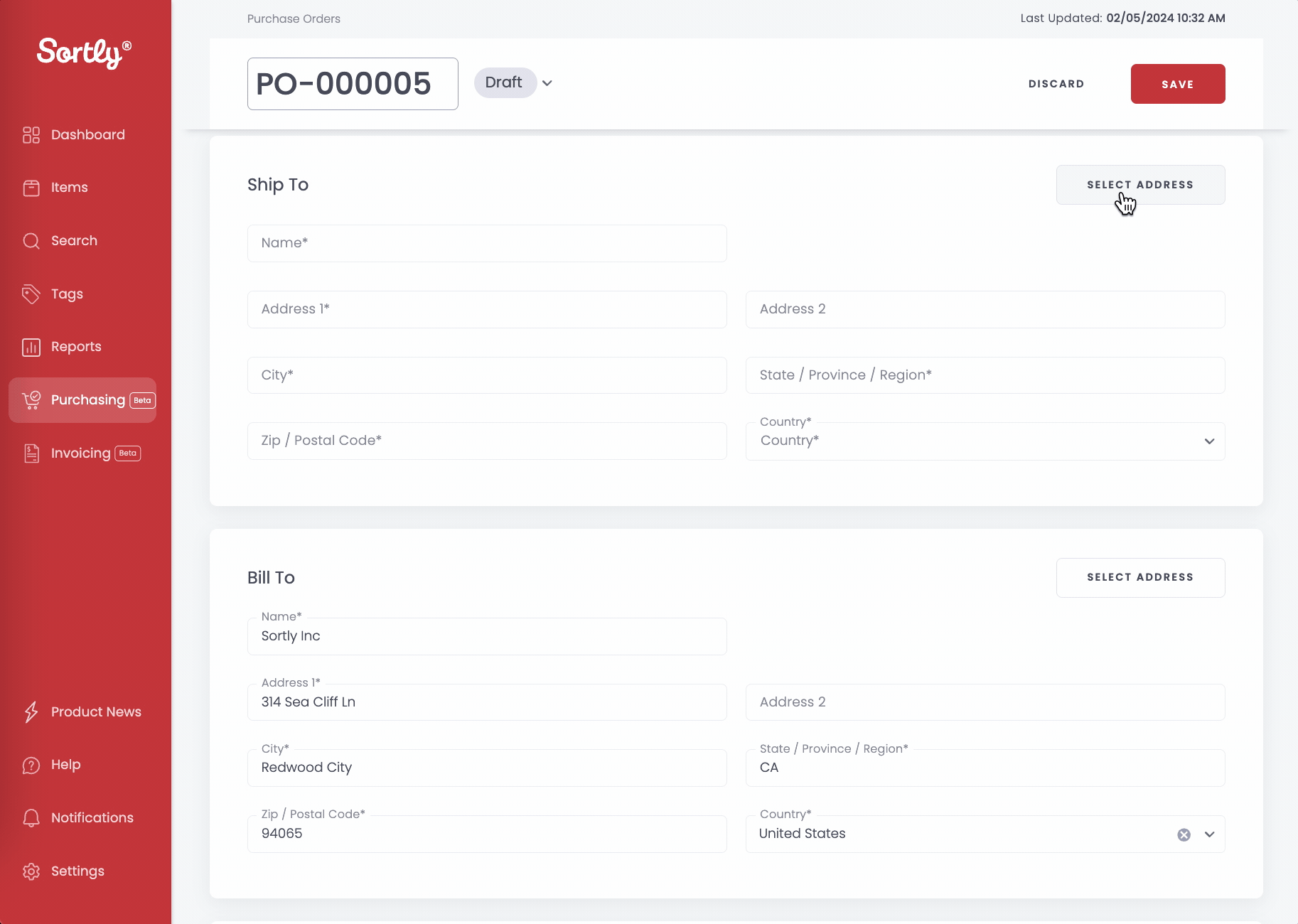 Purchase Orders – Sortly Support