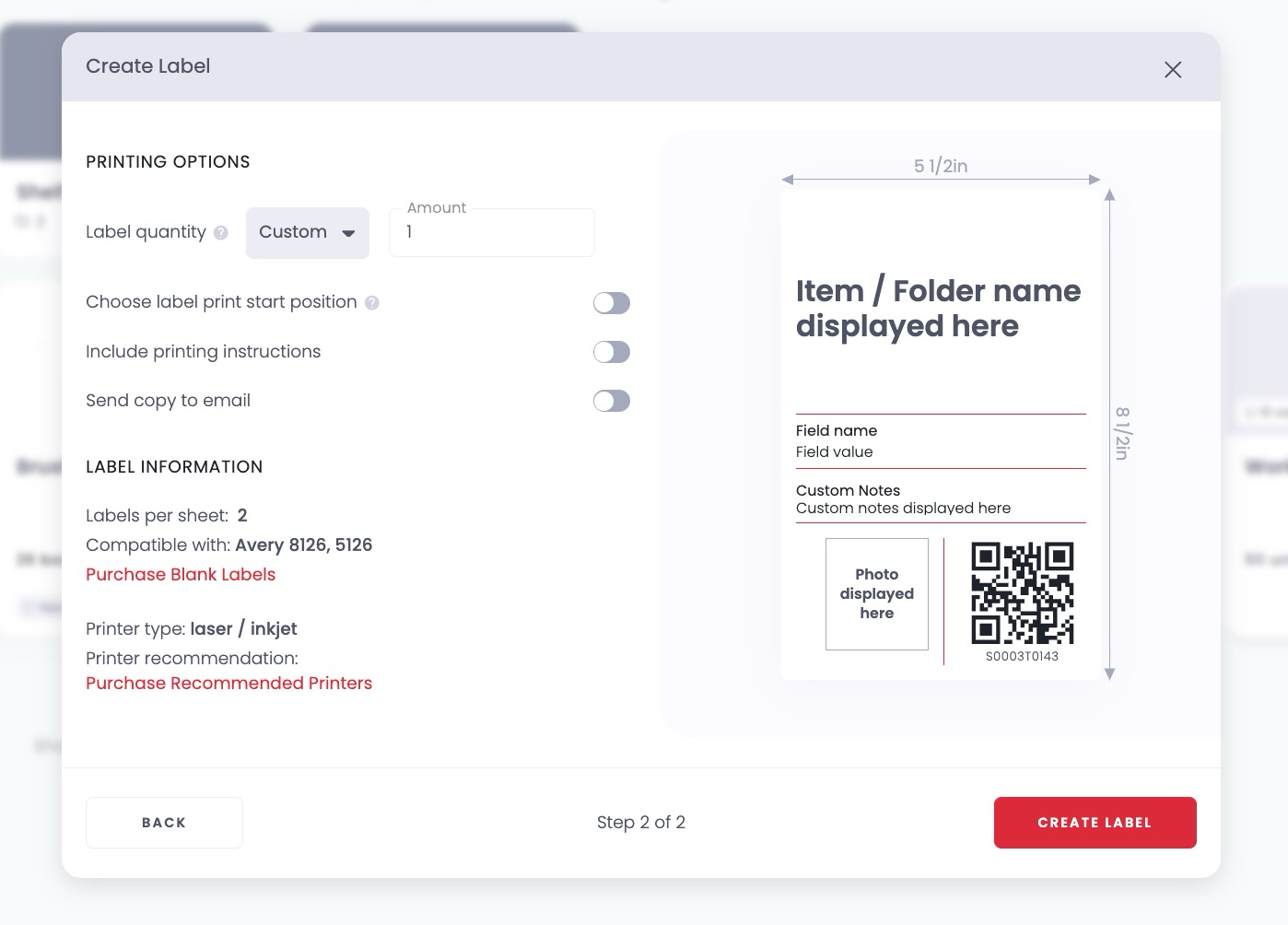 Create QR Code and Barcode Labels – Sortly Help Center